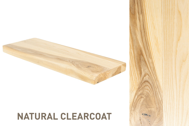 Premium Hardwood Floating Shelf Kit | Natural Wood | Made in USA ...